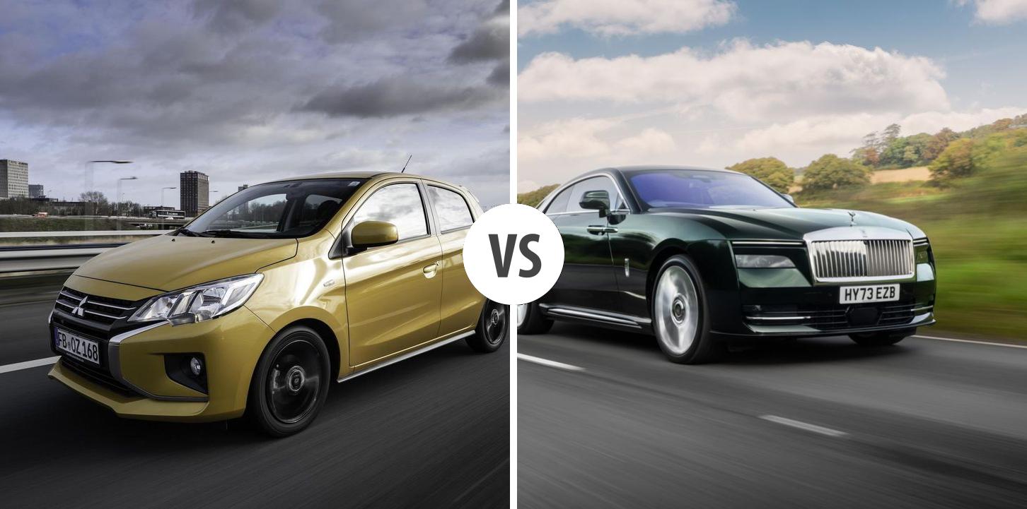 Mitsubishi Space Star VS Rolls-Royce Spectre – Vergleiche Preise ...