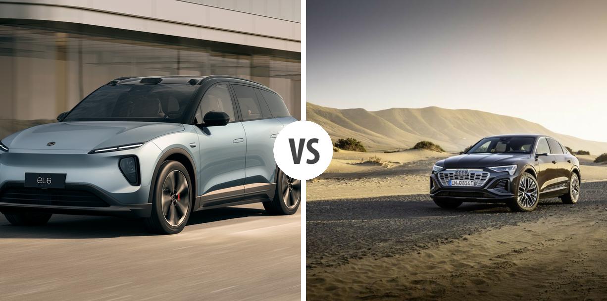 Nio EL6 VS Audi Q8 e-tron Sportback Autovergleich | AUTOGOTT.DE