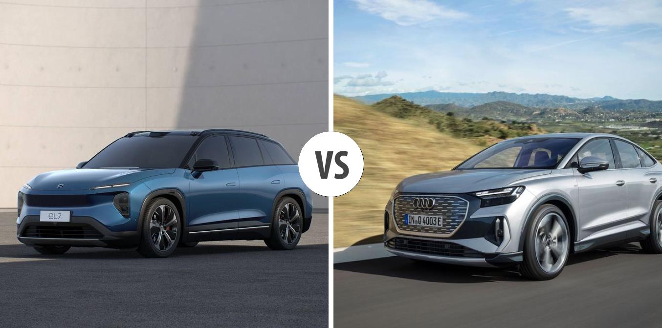 Nio EL7 VS Audi Q4 Sportback e-tron – Vergleiche Preise, Leistung, Kofferraum & Ausstattungen ...