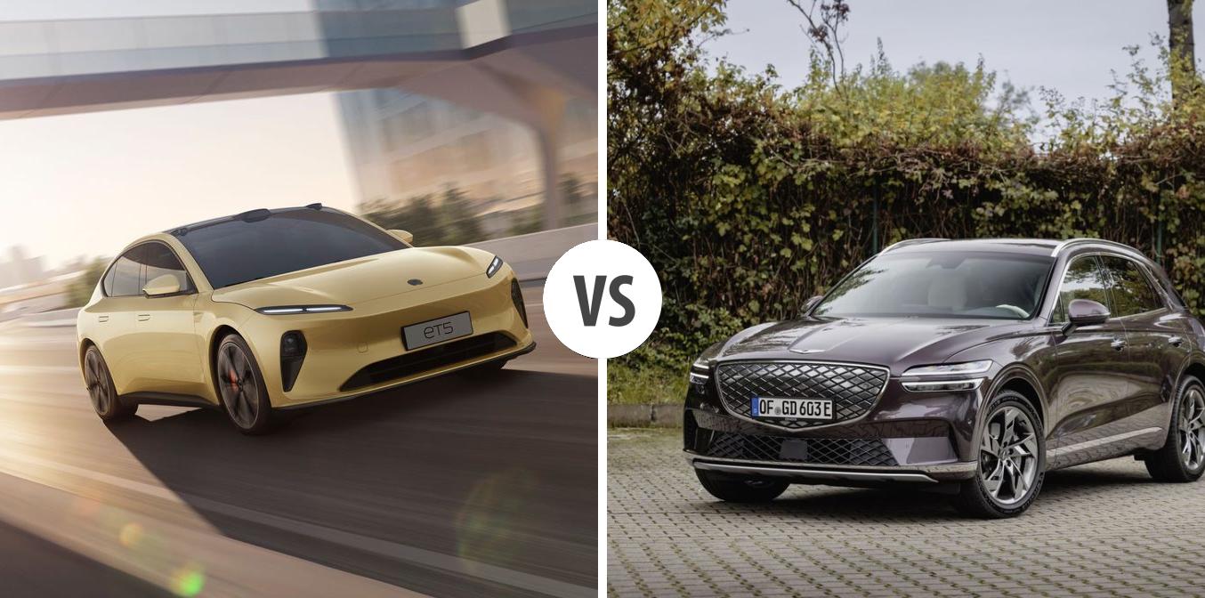 Nio ET5 VS Genesis GV70 – Vergleiche Preise, Leistung, Kofferraum & Ausstattungen | AUTOGOTT.DE