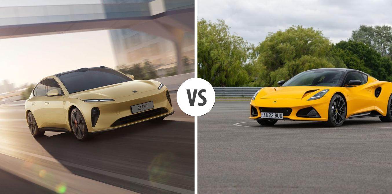 Nio ET5 VS Lotus Emira Autovergleich | AUTOGOTT.DE