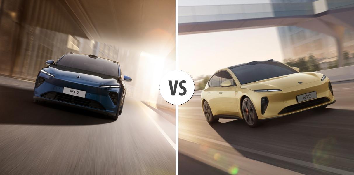 Nio ET7 VS Nio ET5 – Vergleiche Preise, Leistung, Kofferraum & Ausstattungen | AUTOGOTT.DE