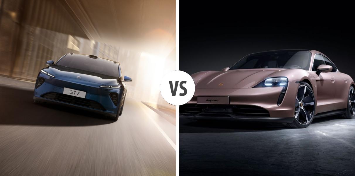 Nio ET7 VS Porsche Taycan – Vergleiche Preise, Leistung, Kofferraum ...