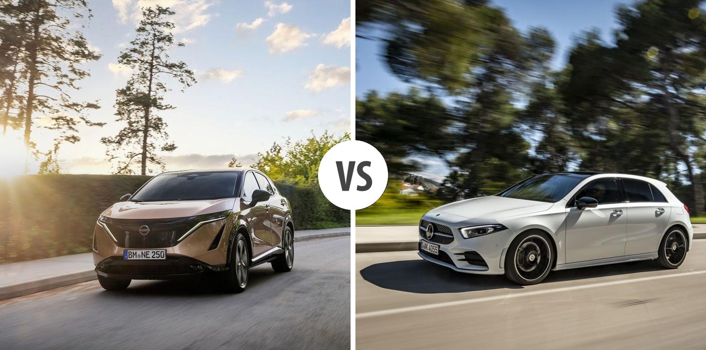 Nissan Ariya VS Mercedes A-Klasse – Vergleiche Preise, Leistung ...