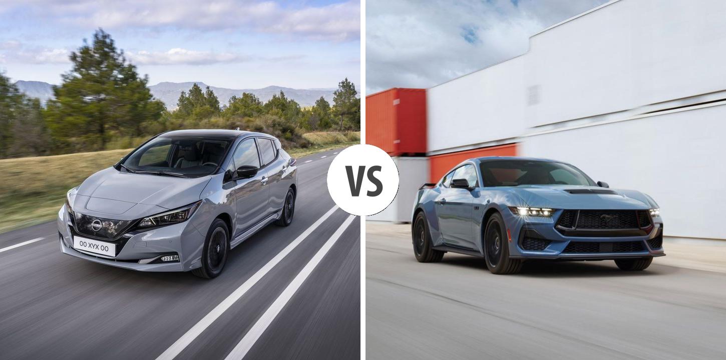Nissan Leaf VS Ford Mustang Fastback – Vergleiche Preise, Leistung ...