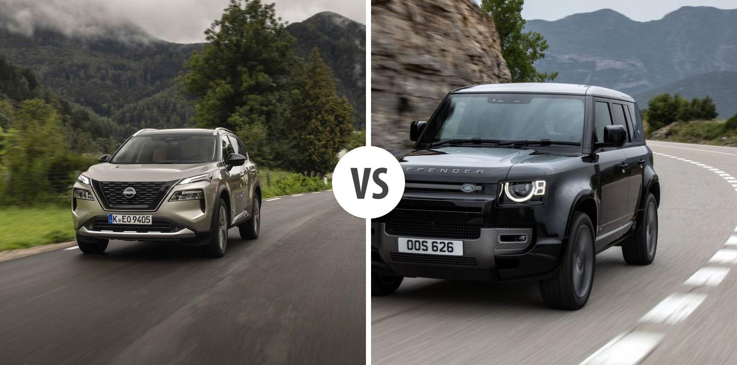 Nissan X-TRAIL VS Land Rover Defender Autovergleich | AUTOGOTT.DE
