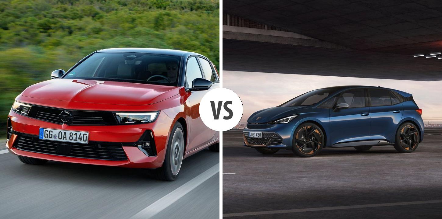 Opel Astra VS CUPRA Born – Vergleiche Preise, Leistung, Kofferraum ...