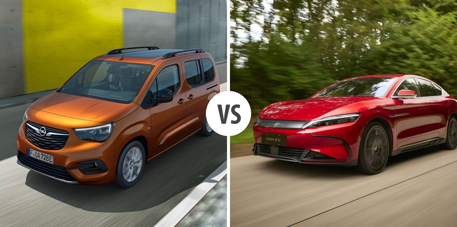Opel Combo Life Electric MPV VS BYD Han – Vergleiche Preise, Leistung ...