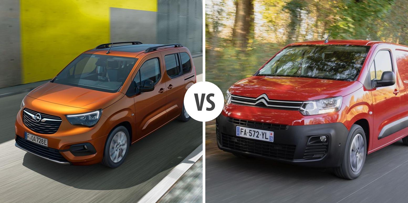 Opel Combo Life Electric MPV VS Citroën Berlingo Kastenwagen ...