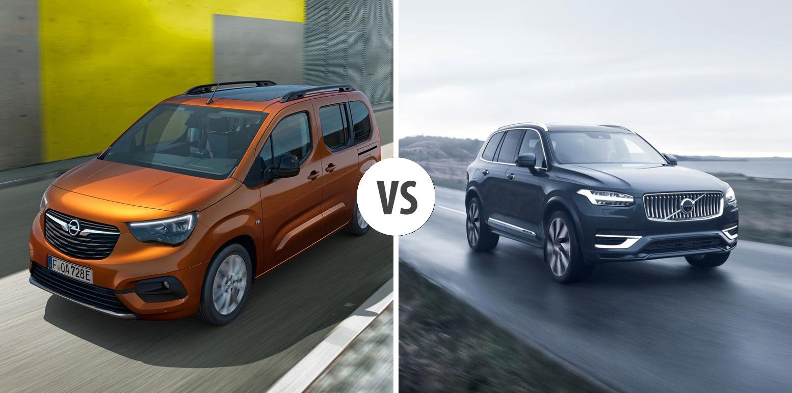 Opel Combo Life Electric MPV VS Volvo XC90 Autovergleich | AUTOGOTT.DE