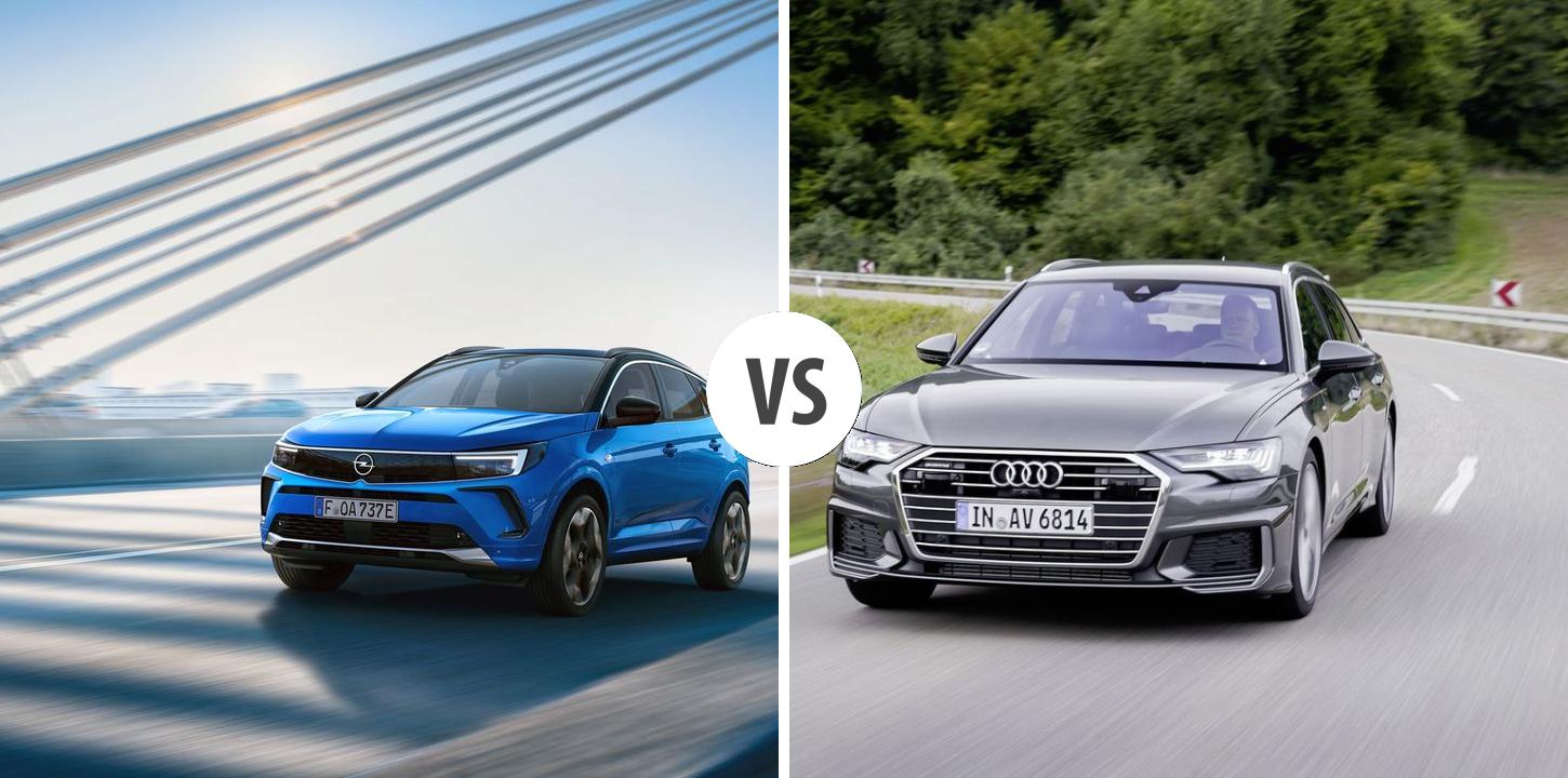 Opel Grandland Elektro VS Audi A6 Avant – Vergleiche Preise, Leistung ...