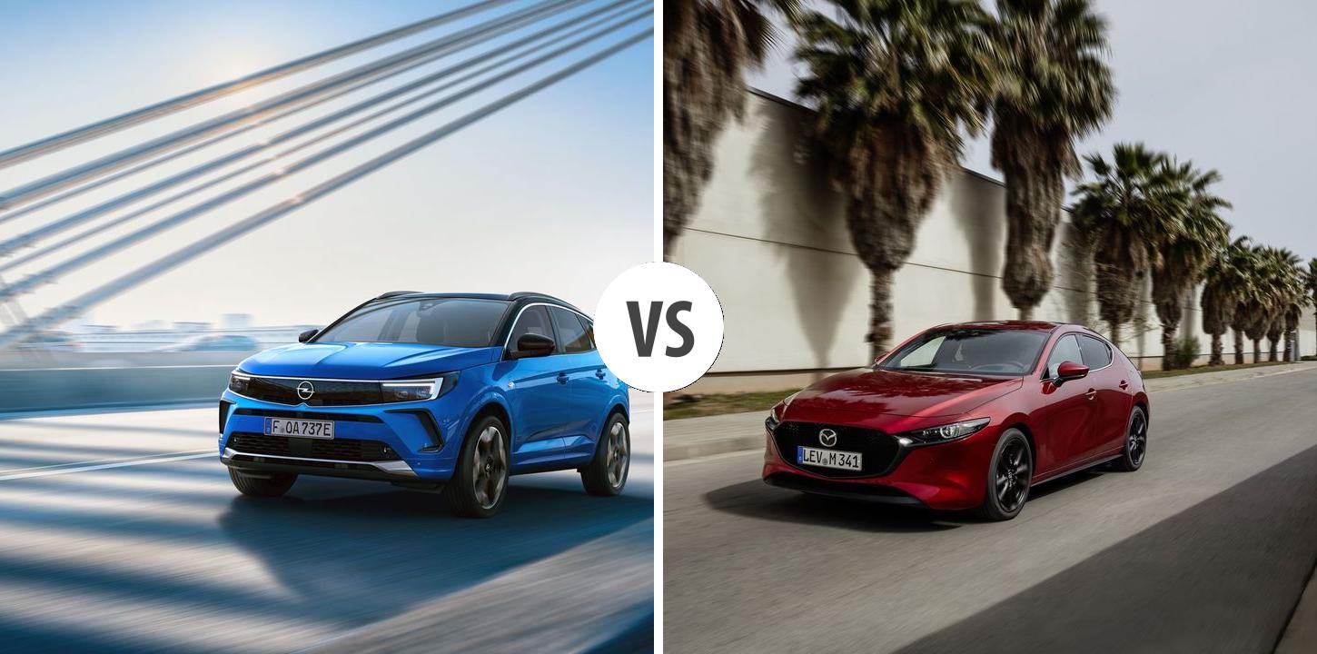 Opel Grandland Elektro VS Mazda Mazda3 – Vergleiche Preise, Leistung ...