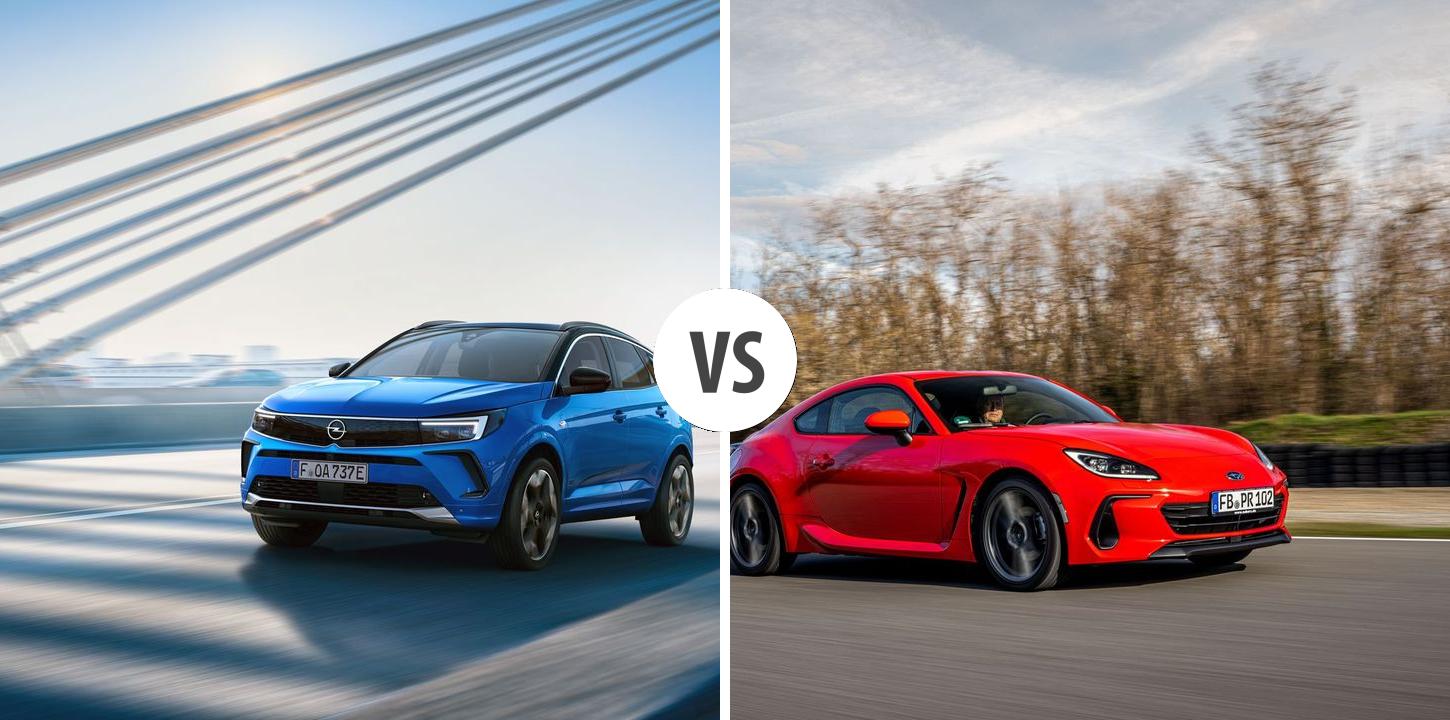 Opel Grandland Elektro VS Subaru BRZ – Vergleiche Preise, Leistung ...