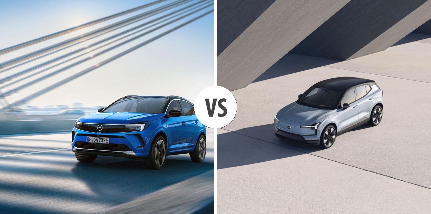 Opel Grandland Elektro VS Volvo EX30 Autovergleich | AUTOGOTT.DE