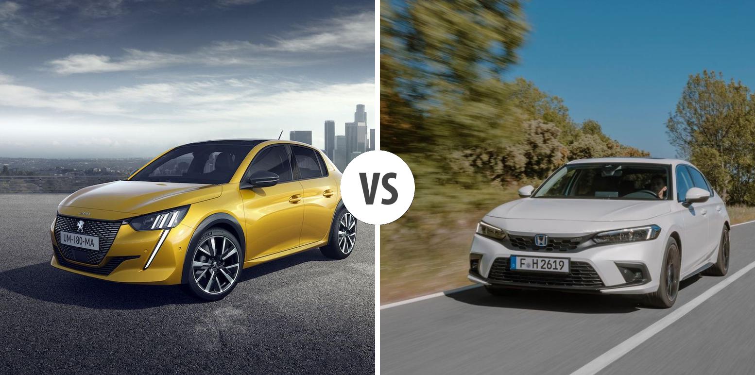 Peugeot 208 VS Honda Civic Autovergleich AUTOGOTT DE Peugeot 208 VS Honda Civic Autovergleich AUTOGOTT DE