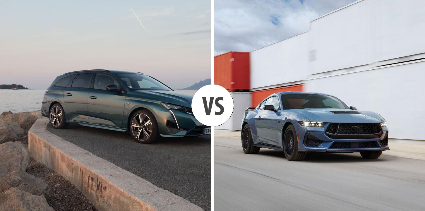 Peugeot 308 SW VS Ford Mustang Fastback – Vergleiche Preise, Leistung ...