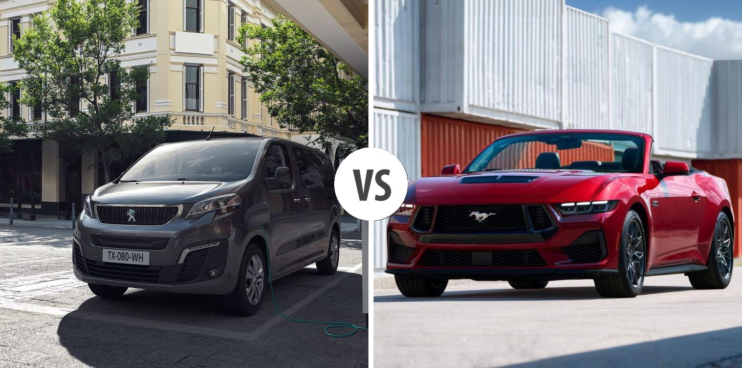 Peugeot e-Traveller VS Ford Mustang Convertible – Vergleiche Preise ...