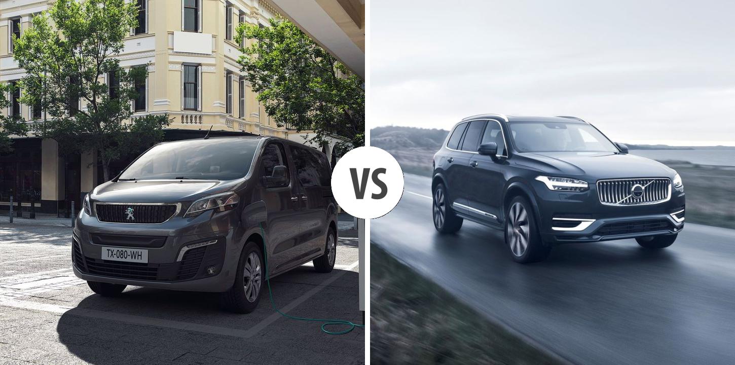 Peugeot e-Traveller VS Volvo XC90 – Vergleiche Preise, Leistung ...