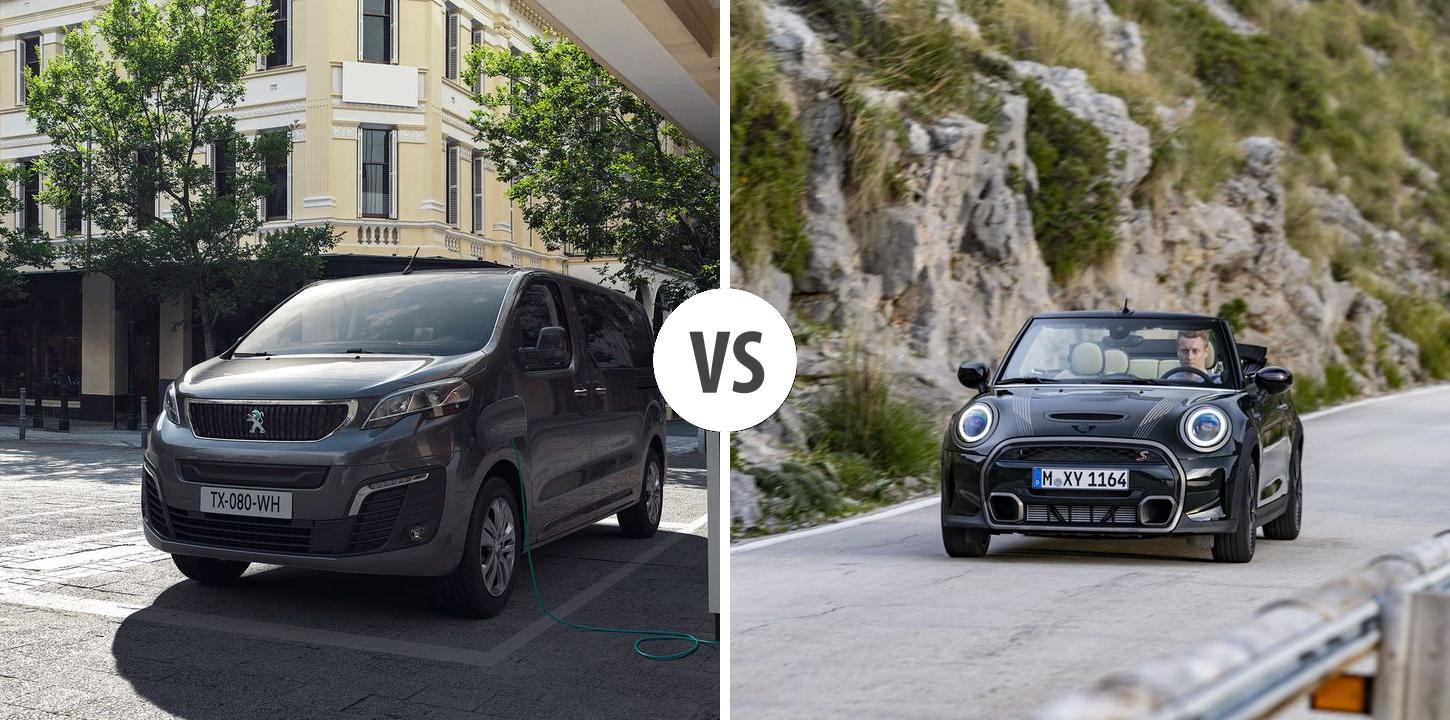 Peugeot Traveller VS Mini MINI Cabrio – Vergleiche Preise, Leistung ...