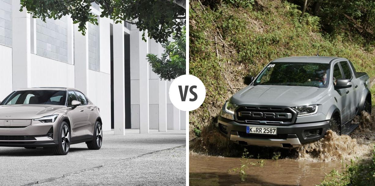 Polestar 2 VS Ford Ranger – Vergleiche Preise, Leistung, Kofferraum ...