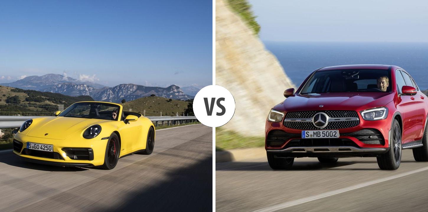 Porsche 911 Cabriolet VS Mercedes GLC Coupé – Vergleiche Preise ...