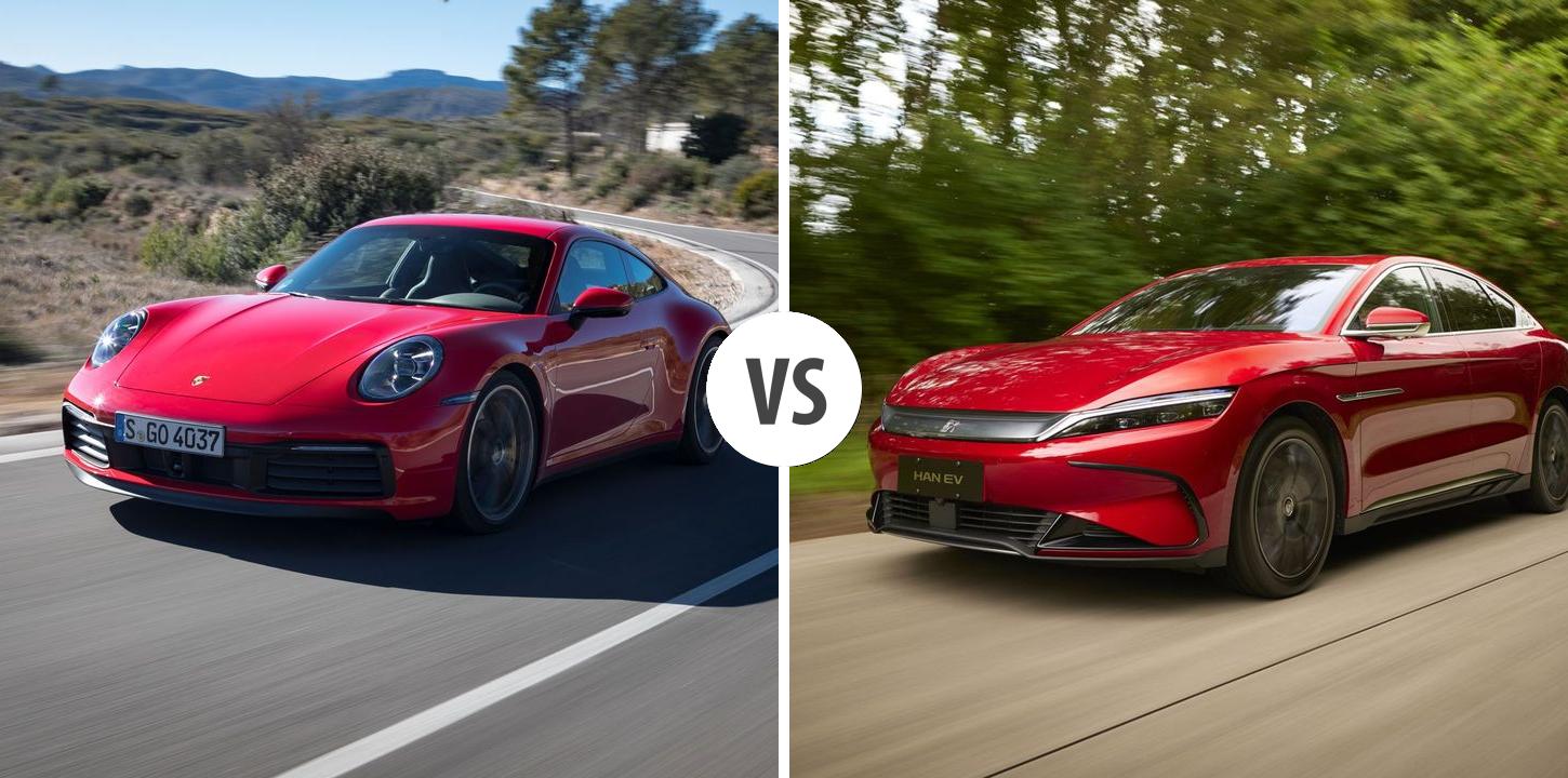 Porsche 911 Coupé VS BYD Han – Vergleiche Preise, Leistung, Kofferraum ...