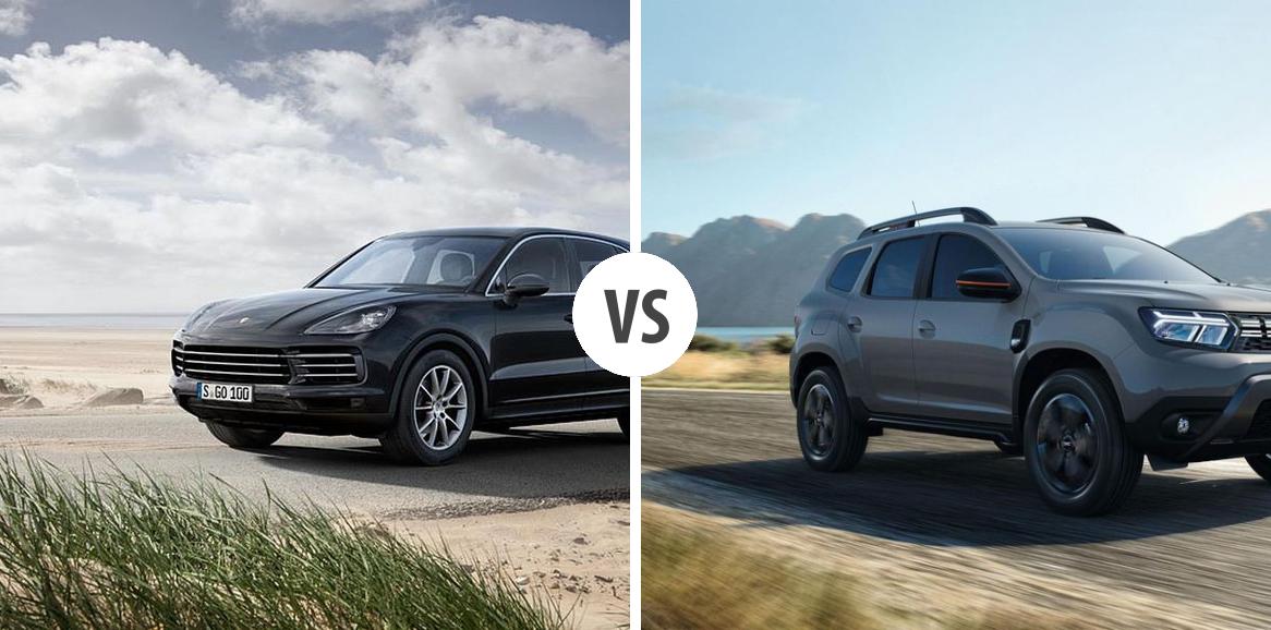 Porsche Cayenne VS Dacia Duster – Vergleiche Preise, Leistung ...