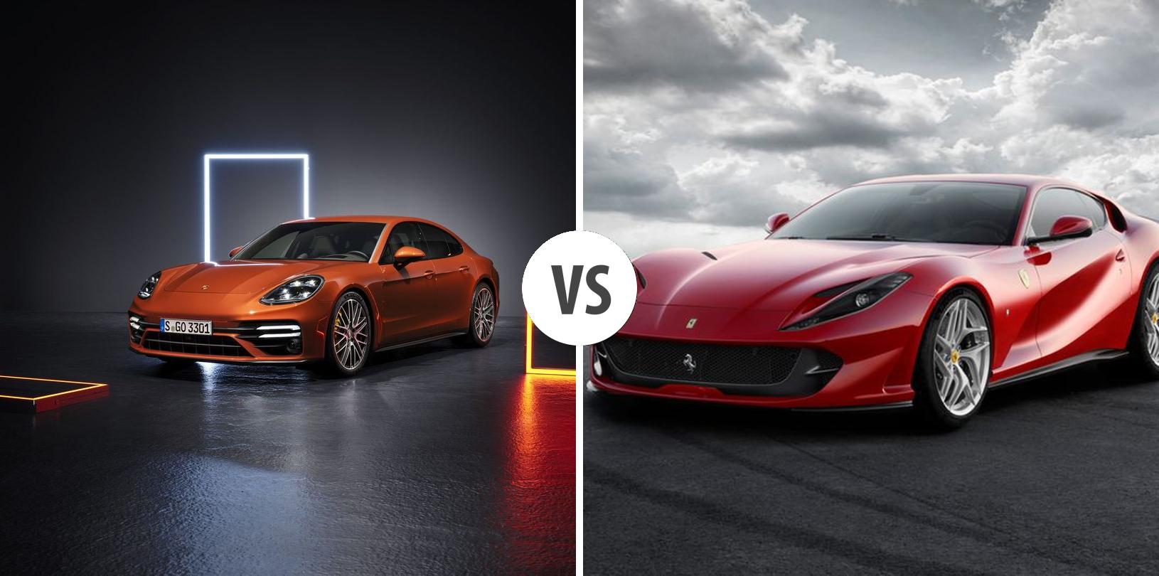 Porsche Panamera Sport Turismo VS Ferrari 812 Coupe Autovergleich ...