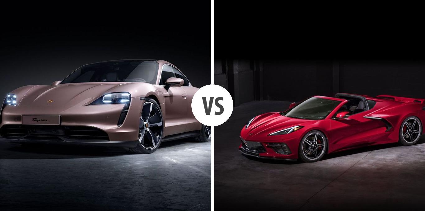 Porsche Taycan VS Chevrolet Corvette Cabriolet – Vergleiche Preise ...