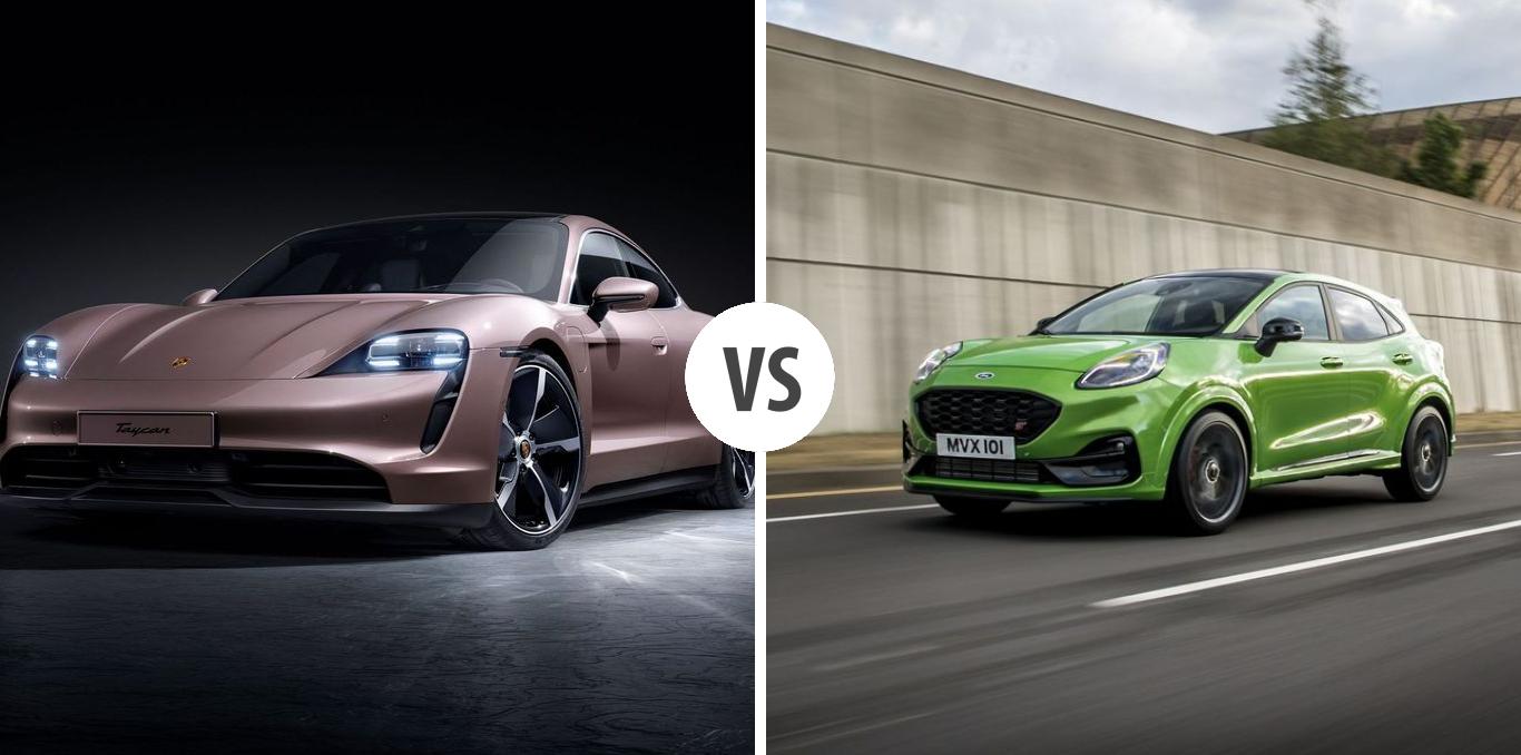 Porsche Taycan VS Ford Puma Elektro – Vergleiche Preise, Leistung ...