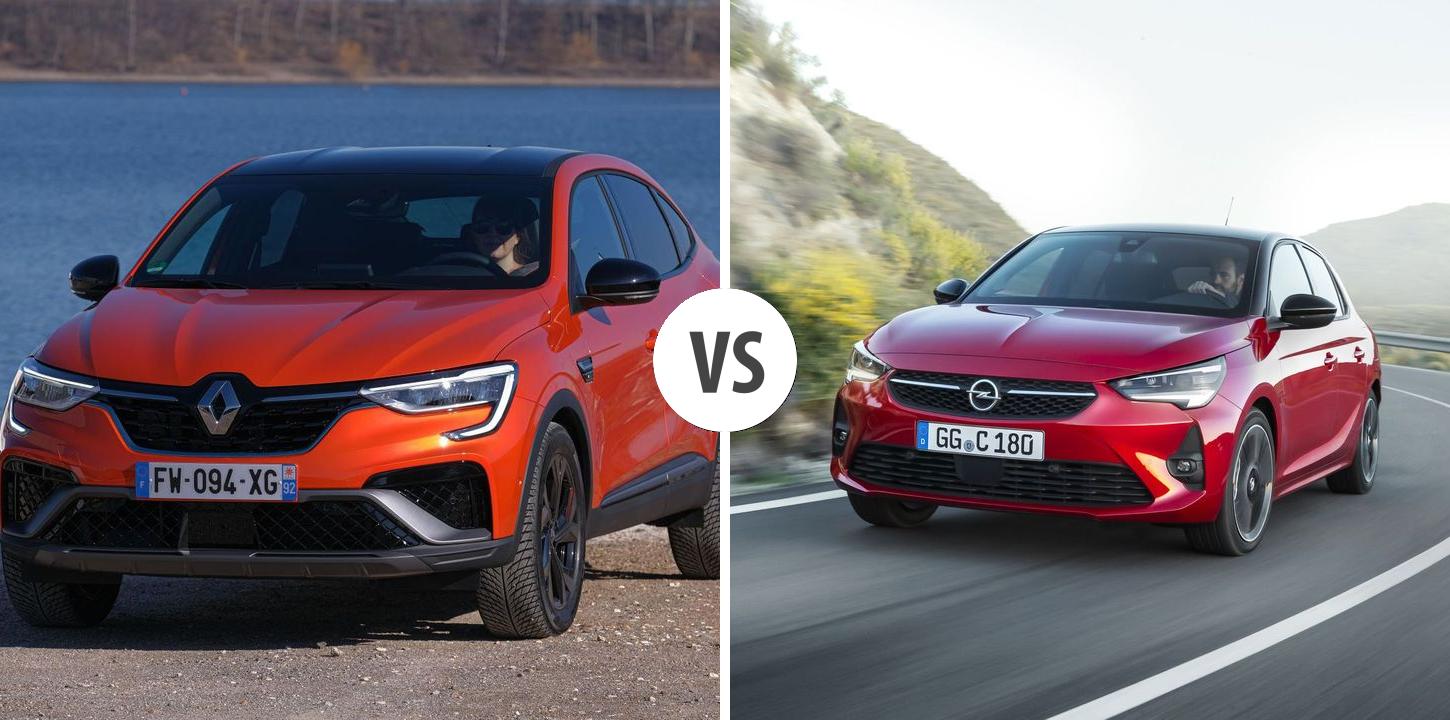 Renault Arkana VS Opel Corsa – Vergleiche Preise, Leistung, Kofferraum ...