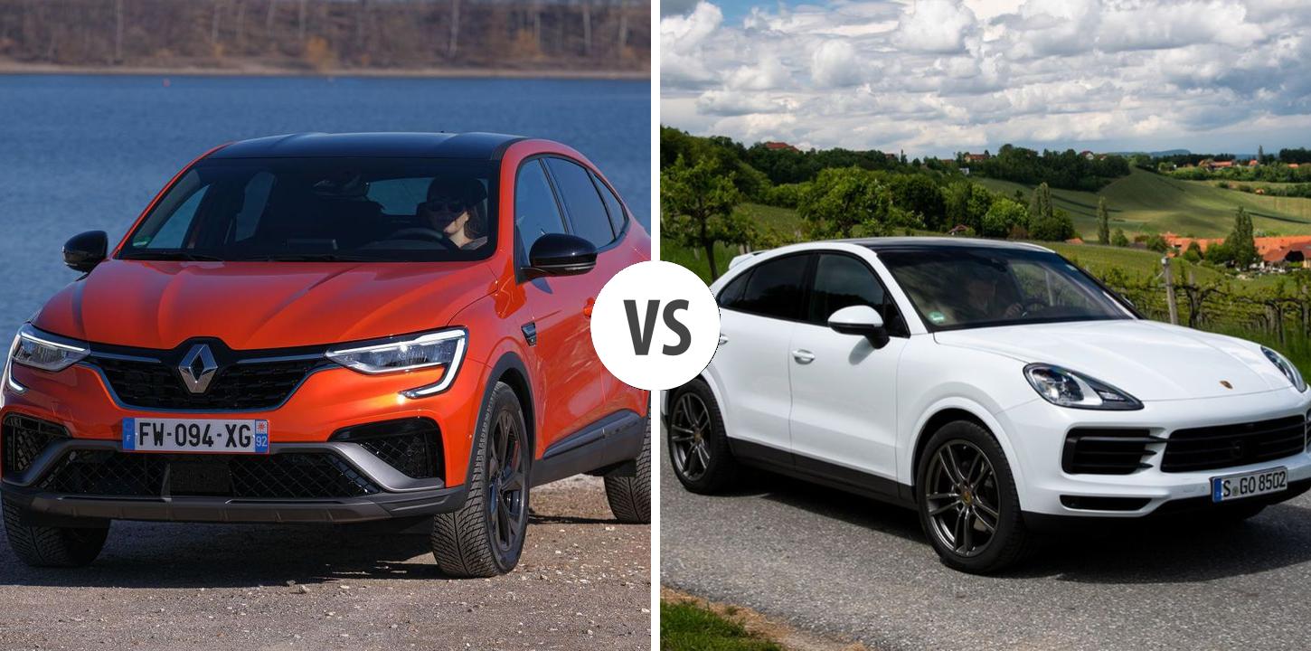 Renault Arkana VS Porsche Cayenne Coupé – Vergleiche Preise, Leistung ...