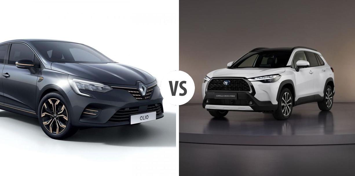 Renault Clio VS Toyota Corolla Cross – Vergleiche Preise, Leistung ...