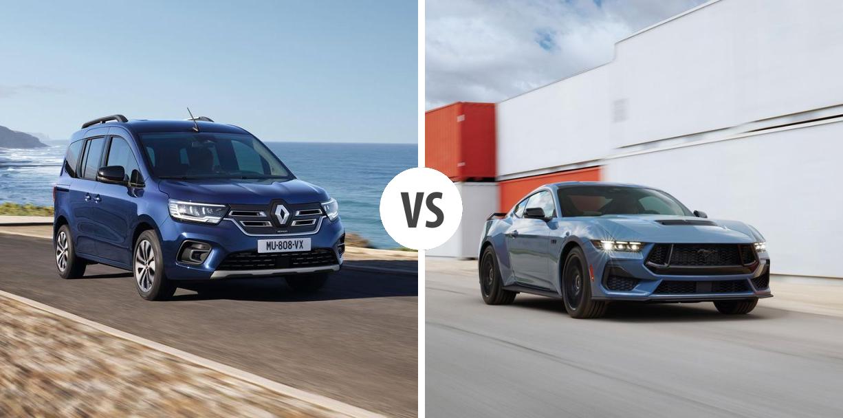 Renault Kangoo E-TECH VS Ford Mustang Fastback Autovergleich | AUTOGOTT.DE