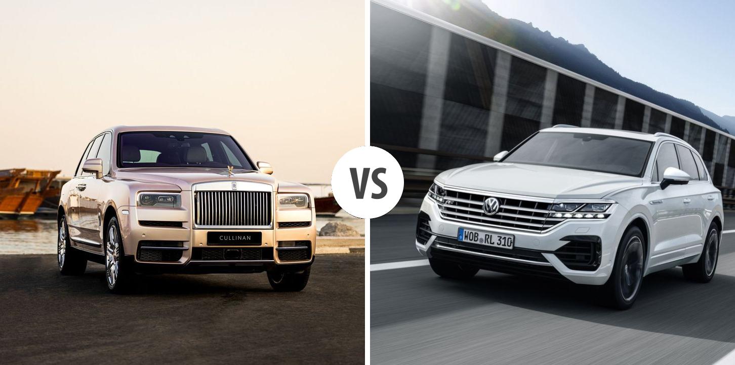 Rolls-Royce Cullinan VS Volkswagen Touareg Autovergleich | AUTOGOTT.DE