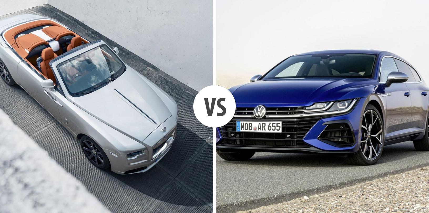 Rolls-Royce Dawn VS Volkswagen Arteon Shooting Brake Autovergleich ...
