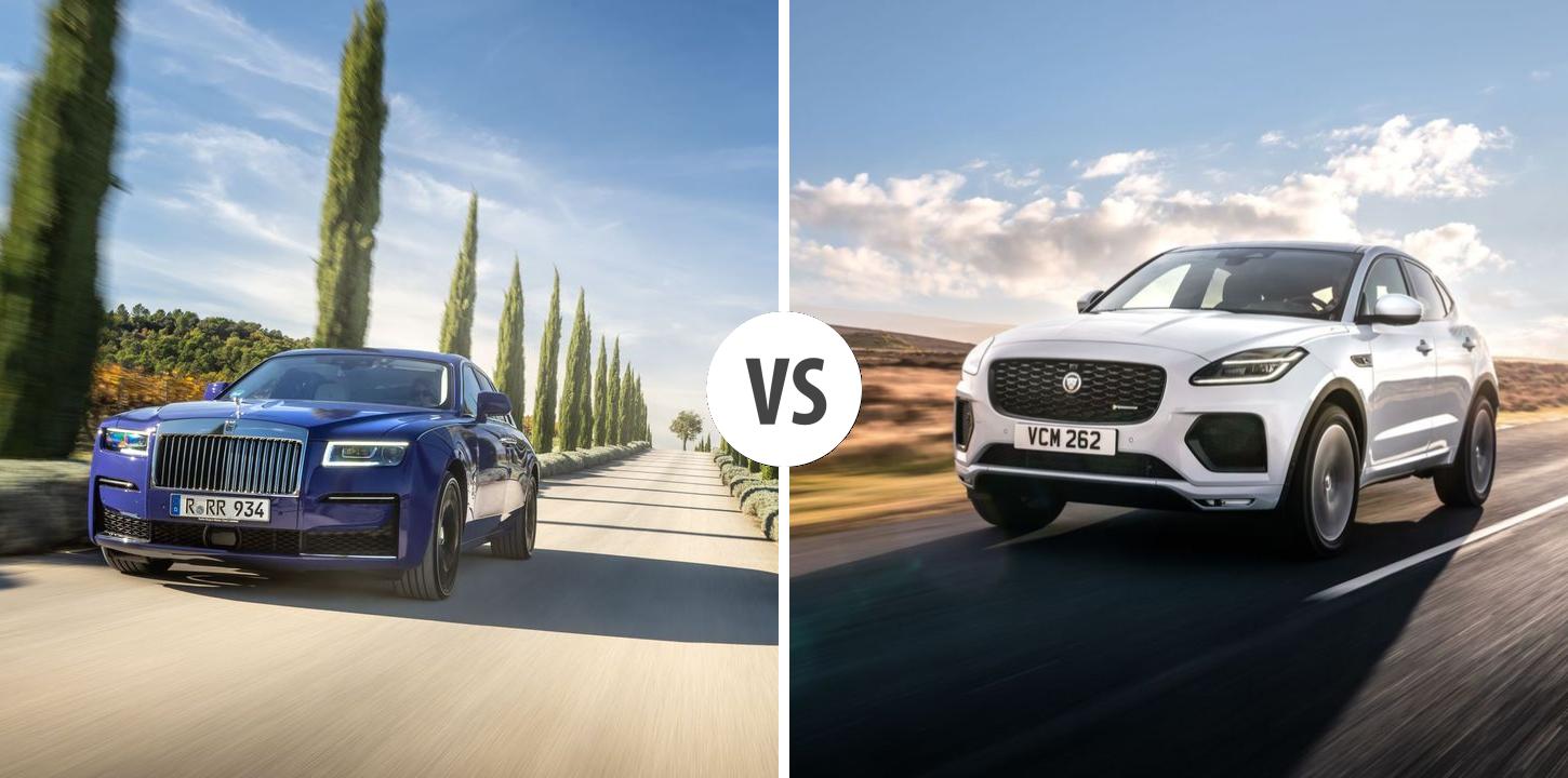 Rolls-Royce Ghost VS Jaguar E-PACE – Vergleiche Preise, Leistung ...