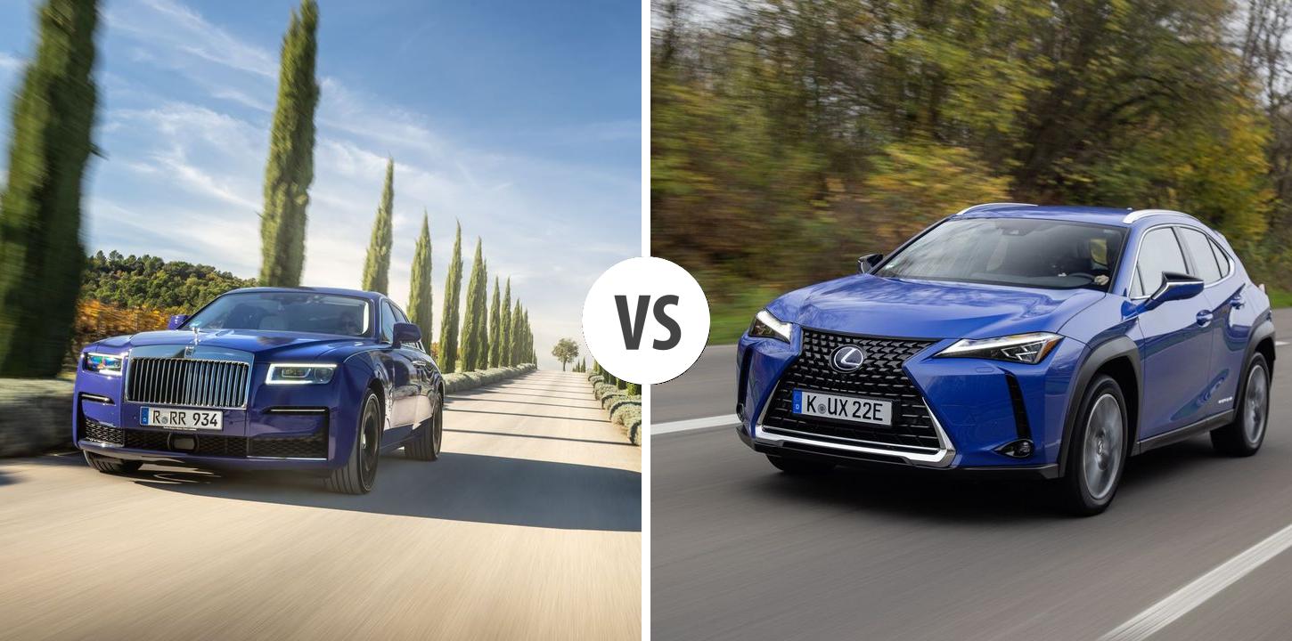 Rolls-Royce Ghost VS Lexus UX Elektro – Vergleiche Preise, Leistung ...