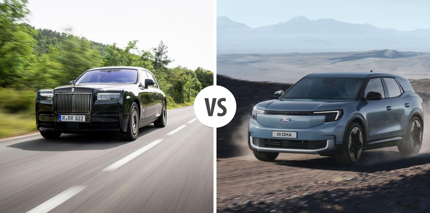 Rolls-Royce Phantom VS Ford Explorer EV Autovergleich | AUTOGOTT.DE