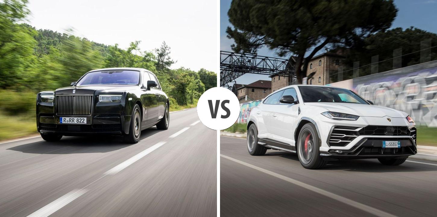 Rolls-Royce Phantom VS Lamborghini Urus Autovergleich | AUTOGOTT.DE