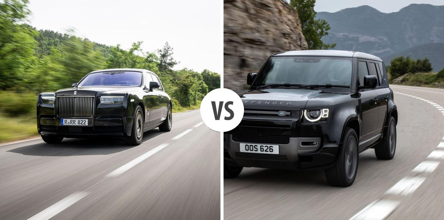 Rolls-Royce Phantom VS Land Rover Defender – Vergleiche Preise ...