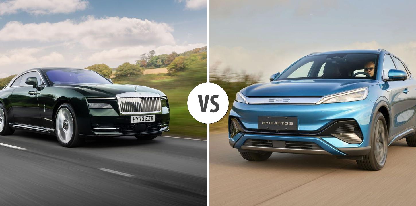 Rolls-Royce Spectre VS BYD Atto 3 Autovergleich | AUTOGOTT.DE