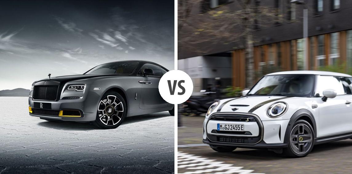 Rolls-Royce Wraith VS Mini Cooper Electric – Vergleiche Preise ...