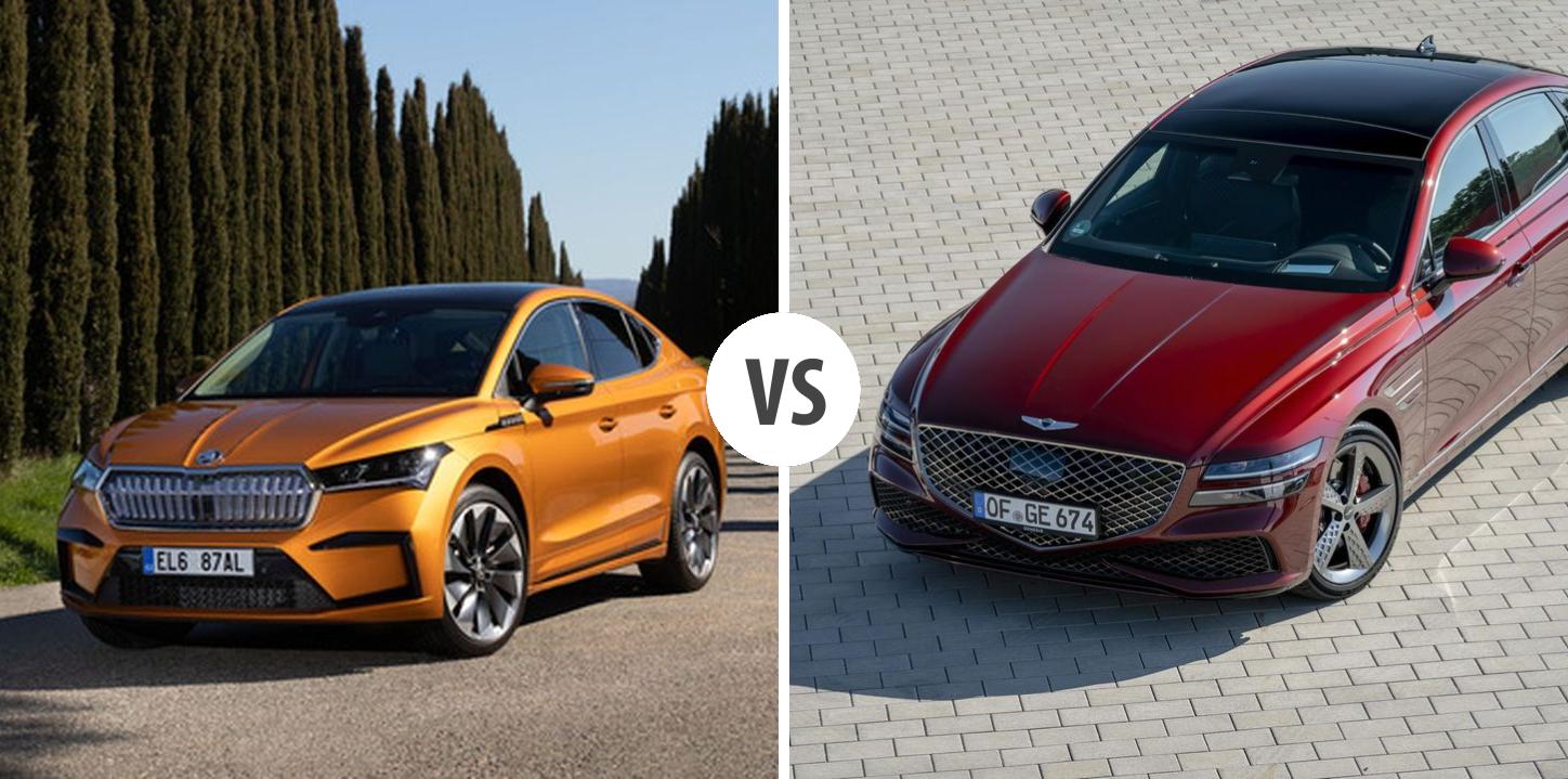 Skoda ENYAQ Coupé iV VS Genesis G80 Autovergleich | AUTOGOTT.DE
