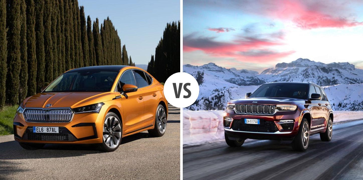 Skoda ENYAQ Coupé iV VS Jeep Grand Cherokee – Vergleiche Preise ...