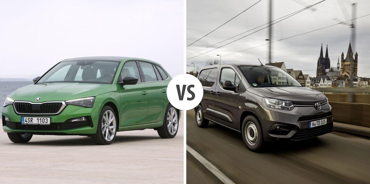 Skoda Scala VS Toyota Proace City Verso L1 Elektro Autovergleich ...