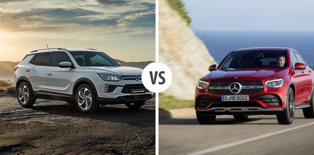 Ssangyong Korando VS Mercedes GLC Coupé Autovergleich | AUTOGOTT.DE