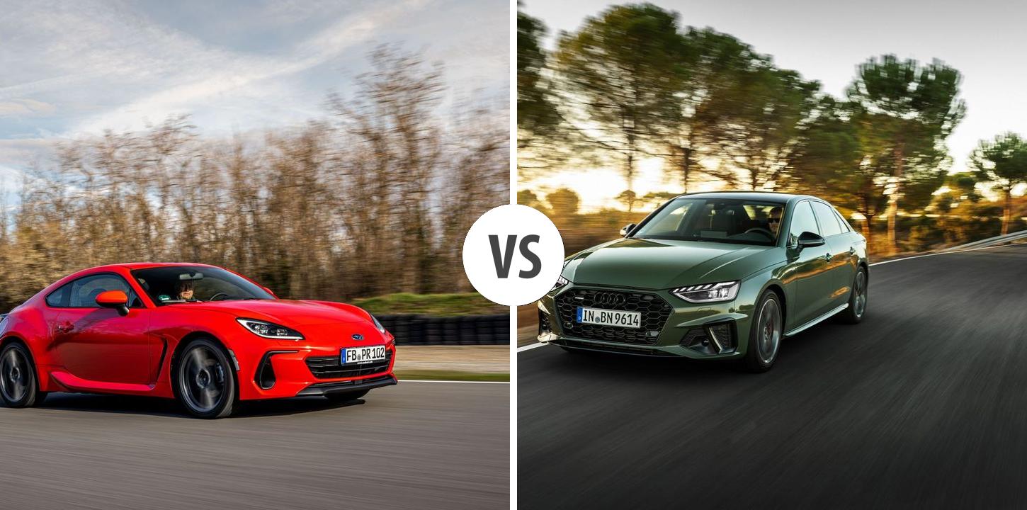 Subaru BRZ VS Audi A4 Limousine – Vergleiche Preise, Leistung ...