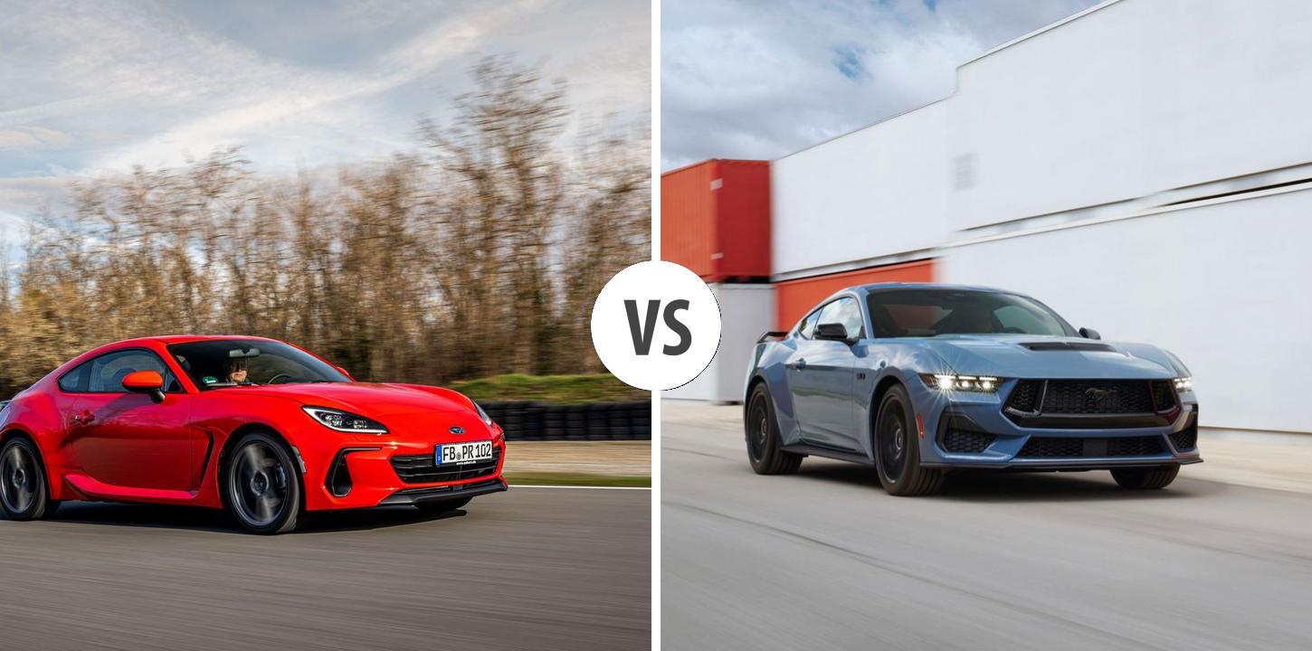 Subaru BRZ VS Ford Mustang Fastback – Vergleiche Preise, Leistung ...
