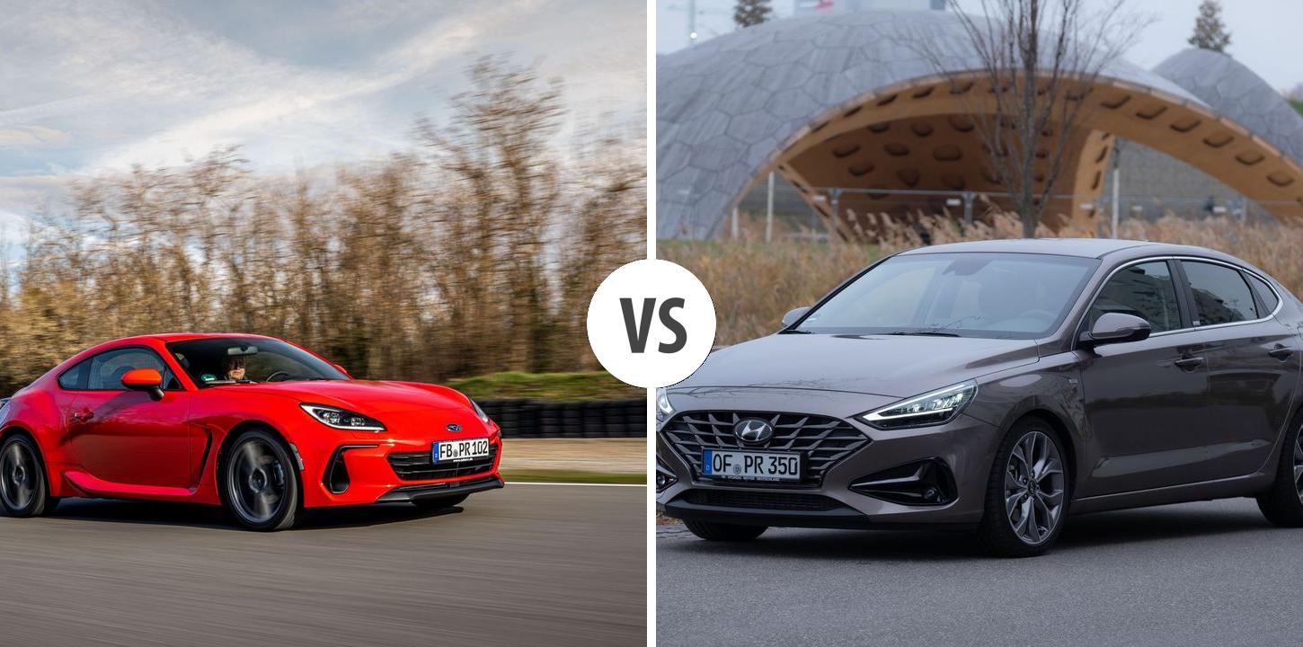 Subaru BRZ VS Hyundai i30 Fastback Autovergleich | AUTOGOTT.DE